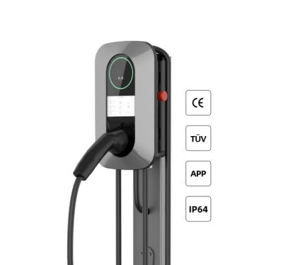 China Evonic  Trendy Mode IP64 Type 2 7KW 11KW 22KW AC Wall Mounted  EV Charger With Smart APP for sale