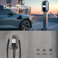 China Evonic  Trendy Mode IP64 Type 2 7KW 11KW 22KW AC Wall Mounted  EV Charger With Smart APP for sale