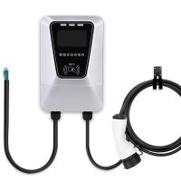 China 230V Cable length 5M European Standard Solar 7KW 11KW 22KW CCS2 Type 2 Wallbox Fast AC EV Charger Station with 5m Cable for sale