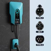 China EVONIC Waterproof IP65 Type 1 ELT Wall-mouted AC EV Charging Station with 5m Cable 7.6KW/9.6KW/11KW/15.4KW/19.2KW Output for sale