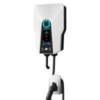 China EVONIC Waterproof IP65 Type 1 ELT Wall-mouted AC EV Charging Station with 5m Cable 7.6KW/9.6KW/11KW/15.4KW/19.2KW Output for sale