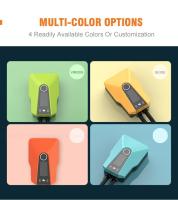 China EVONIC Waterproof IP65 Type 1 ELT Wall-mouted AC EV Charging Station with 5m Cable 7.6KW/9.6KW/11KW/15.4KW/19.2KW Output for sale