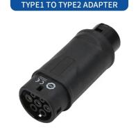 China Ev Charging Connector Charging Adapter Type1 to Type 2 Electric Vehicle Power Adapter for Car for sale