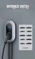 China Intelligent Temperature Control 7KW 11KW 22KW Evonic Multiple Colour Options Type 2 Wall Mounted AC EV Charger 230V AC for sale