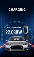 China Intelligent Temperature Control 7KW 11KW 22KW Evonic Multiple Colour Options Type 2 Wall Mounted AC EV Charger 230V AC for sale