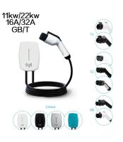 China Evonic Wholesale Home Use Type 1 Type 2 3.5KW 7KW 11KW 16A 32A 48A Single Phase Portable Fast AC EV Charger with 5m Cable for sale