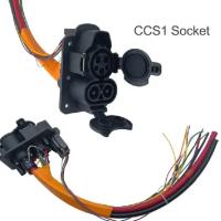 China Electric Vehicle Fast Charger Connector 80A 125A 150A 200A DC/DC Converter Ccs1 EV Socket for Car and Design for sale