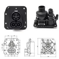 China Electric Vehicle Fast Charger Connector 80A 125A 150A 200A DC/DC Converter Ccs1 EV Socket for Car and Design for sale