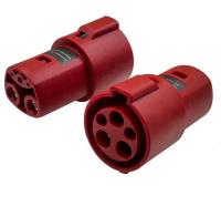 China EVonic EV Charging Type 1 to Tesla Adapter Electric Vehicle Connector with Cable Portable EV Charging Socket 30°C 50°C for sale