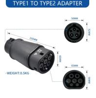 China High Quality New Energy Vehicle Adapter TYPE 2  TYPE 1 EV Charger CHARGING Connector Adapter for sale