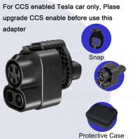 China Evonic DC EV Adapter for Car Charger Connector Fast Charging CCS1 to Tesla Adapter Revolutionize Your EV Charging System for sale