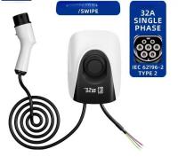China Home Use IP55 Waterproof Rating Type 2 7KW AC Wallbox EV Charger With Tuya APP for sale