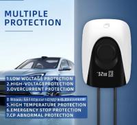 China Home Use IP55 Waterproof Rating Type 2 7KW AC Wallbox EV Charger With Tuya APP for sale