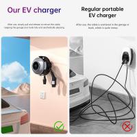 China New Style AC 3.5KW 7KW Type 2  Type 1 Portable EV Charger for BYD BMW tesla for sale