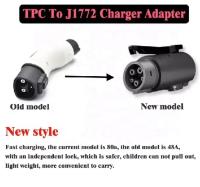 China 2000V Withstand Voltage Copper Alloy Pin Material J1772 Adapter Fast Charging Connector Ev Charger Converter With Plug for sale