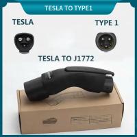 China Insulation Resistance 1000MΩ DC500V Tesla to Type 1 EV Car Charger Plug Connector for AC 3.5KW 7kW 16A 32A 1pahse 3 Phase for sale