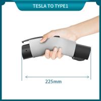 China Insulation Resistance 1000MΩ DC500V Tesla to Type 1 EV Car Charger Plug Connector for AC 3.5KW 7kW 16A 32A 1pahse 3 Phase for sale