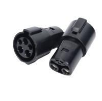 China RDC New EV Plug Female Connector Type1 to Tesla AC Adapter for Electric Vehicle Car for sale