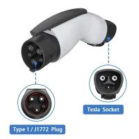 China Insulation Resistance 1000MΩ DC500V Evonic Car Charging Adapter Charger for Tesla to Type 1 Electric Car Conversion Kit for sale