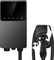 China 16A 32A 7KW 11KW 22KW BYD Single Phase OCPP Floor Mounted Charger Station With 5m Cable Advanced EV Screen Operating Version for sale