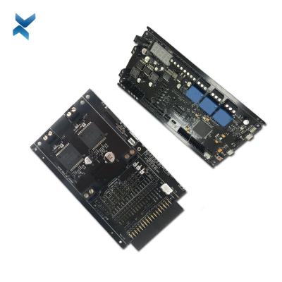 China 0.2-7.0mm Thickness Fr 4 Pcba Circuit Board Assembly Black Silkscreen Electronic Boards for sale