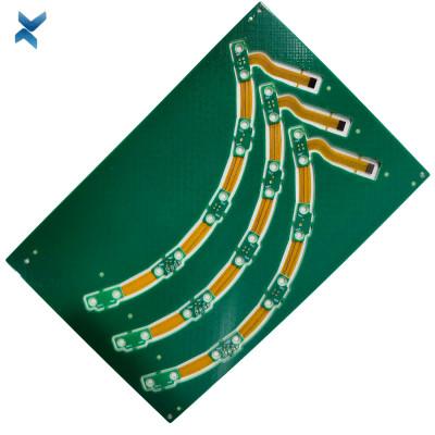 China FR-4 Material Multilayer Flex Circuits , 3oz Copper Thick Rigid Flex Rigid PCB for sale