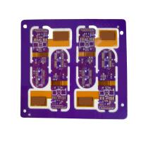 China Rigid Flex PCB Board Flexible Adhesive With ENIG Surface Treatment for sale