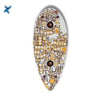 China Black Silkscreen Led Pcb Board White Solder Mask Immersion Tin Surface Finish for sale