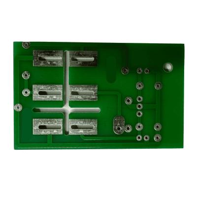 China Green Solder Mask Multilayer Pcb Circuit Board 0.075mm Min Line Width Vacuum Package Board for sale