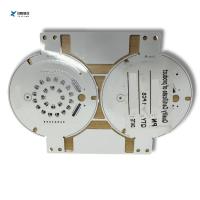 China White Solder Mask Aluminum Pcb Board 1.8mm Thickness Hasl Lead Surface Finish for sale