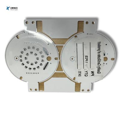 China White Solder Mask Aluminum Pcb Board 1.8mm Thickness Hasl Lead Surface Finish for sale