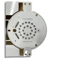 China 1oz Copper Thickness V Cut LED PCB Board With 0.2mm Min Hole Size for sale