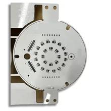 China 1oz Copper Thickness V Cut LED PCB Board With 0.2mm Min Hole Size for sale