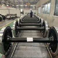 China 1000mm Railway Wheel Set for Wagons 22.9T Axle Load Wagon Wheelset for sale