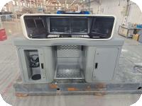 China Subway Driver Control Panel 1525x970x1113 mm Fiberglass Aluminum Alloy for Metro Railway for sale