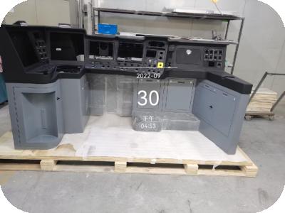 China Export Model Subway Driver Cab Control Panel 2578x1131x1268mm Fiberglass Aluminum Alloy for sale