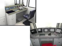 China Railteco FRP Driver Console 6mm Panel 6063-T5 Aluminum Alloy Frame for Train Cabins for sale