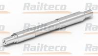 China Railway Locomotive Axle 1879.6mm Length 209.55mm Gear Seat Diameter for sale