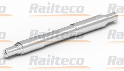 China Railway Locomotive Axle 1879.6mm Length 209.55mm Gear Seat Diameter for sale