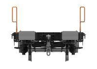 China Railroad Large Load Capacity Flat Rail Car with Standard Gauge for sale