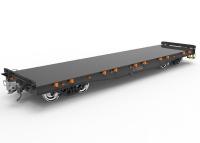 China General Purpose Flat Rail Car 1000mm Gauge 20GP / 40GP Container Flat Wagon Flat Car for sale