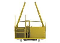 China Concrete Beam Railway Freight Wagon 12km/h Maximum Operating Speed for sale