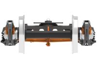 China 1000mm Gauge Railway 4 Wheel Bogie 16t Axle Load 724mm Wheels for Freight Wagon for sale
