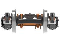 China Casting Steel Railway Three Piece Bogie 80 km/h Maximum Running Speed for sale