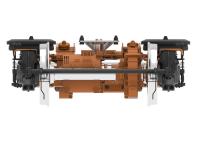 China Wheel Base 2200mm Railway Bogie , Two Axle Metro Bogie RTHZ14 for sale