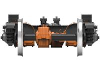China High Load Capacity Railcar Bogie For Rail Engineering / Tunnel Cleaning Vehicle for sale