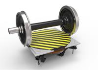 China Electric Railway Wheelset Turntable 1425×1425×550mm for Train Locomotive for sale