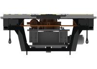 China Electric Railway Wheelset Turntable 1425×1425×550mm for Train Locomotive for sale