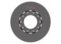 China Precision Railway Cast Iron Brake Discs Durable High Performance for sale