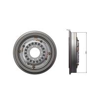 China Elastic Steel Rail Wheels Noise Reduction Resilient Wheels AAR / TSI / IRIS Standard for sale